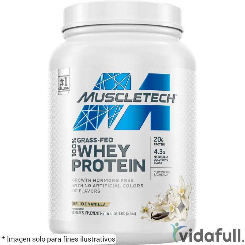 Grass-Fed 100% Whey Protein Muscletech precio