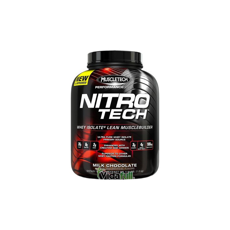 Nitro Tech Proteina Chocolate Proteina de Muscletech Bajar de Peso Bien